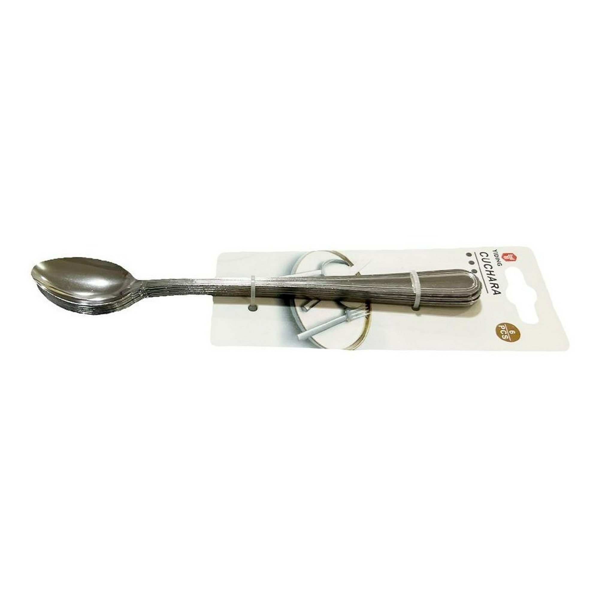 Pack 6 Cucharas, 100% Acero Inoxidable | Lider