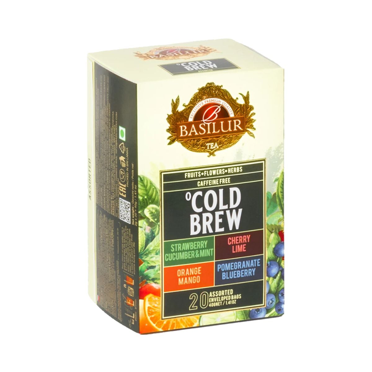 Te Basilur Infusion de Frutas Assorted Cold Brew 20 Bolsas | Lider