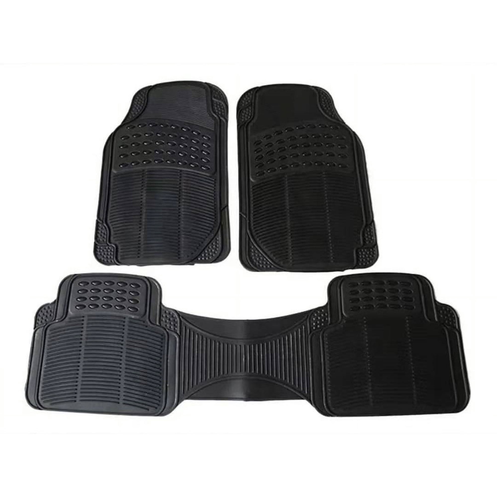 Set 3 Piezas Pisos De Goma Para Vehículos Universal Auto | Lider