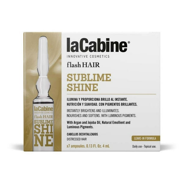 Ampolla Flash Hair Brillo y Suavidad 7 x 5 ml | Lider