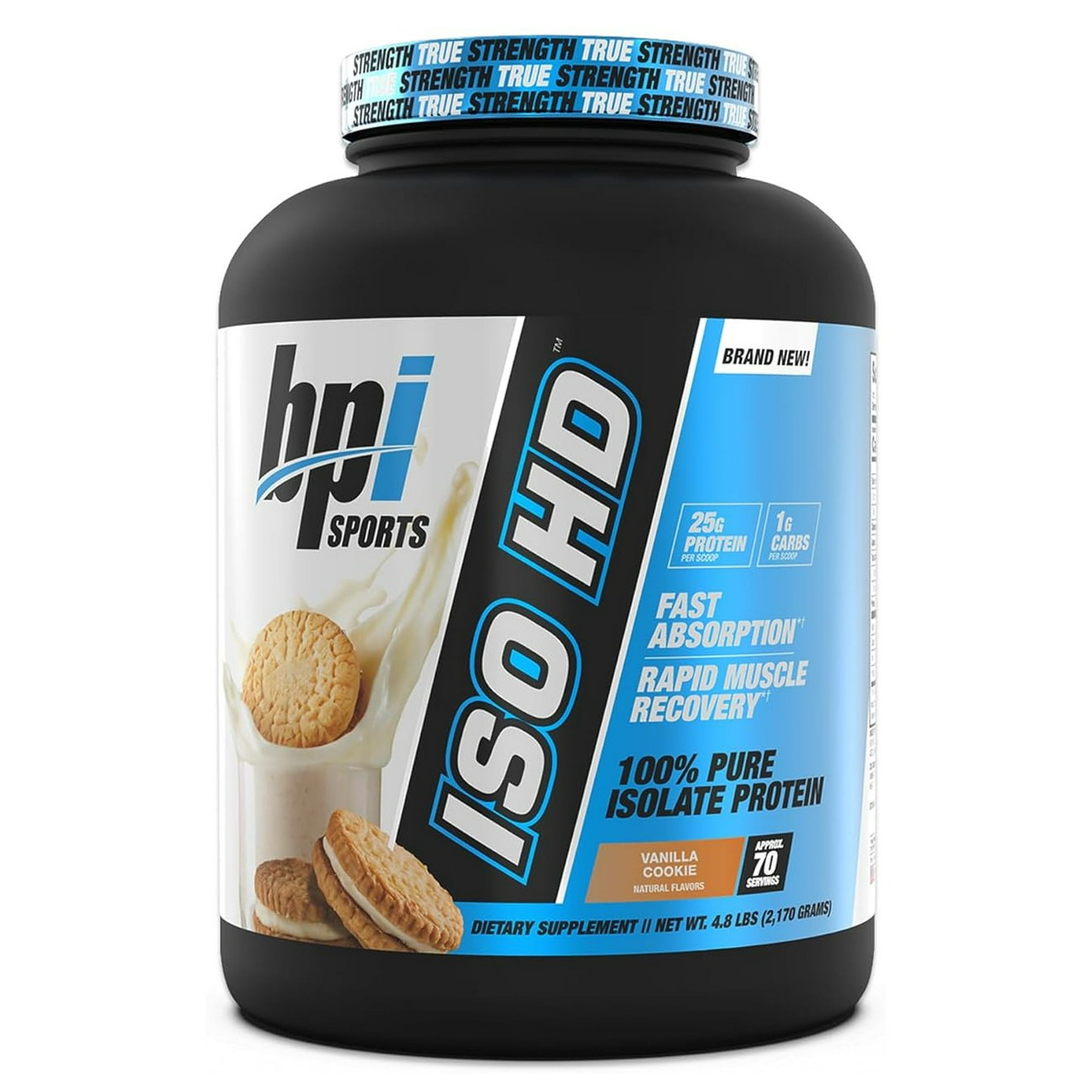 Bpi Iso Hd Whey Protein Isolate 5 Lbs Vanilla Cookie | Lider
