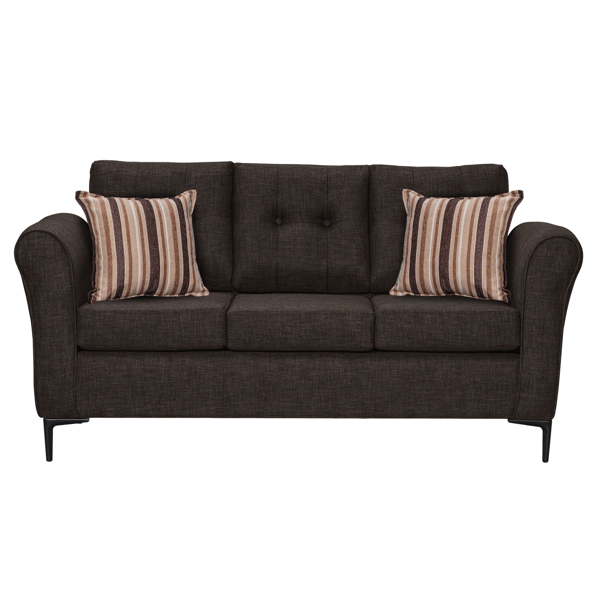 Sofá Centauro 3 Cuerpos-Met Tela Chocolate | Lider