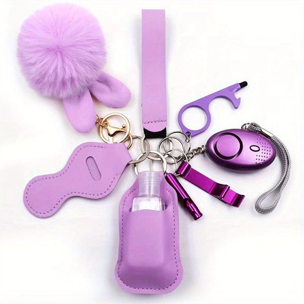 9 Pcs Gift Packaging Safety Keychain Full Set For Women, Safety ...