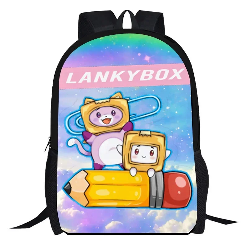 LankyBox Anime Cartoon Cartoon Surrounding Children's School Bag ...