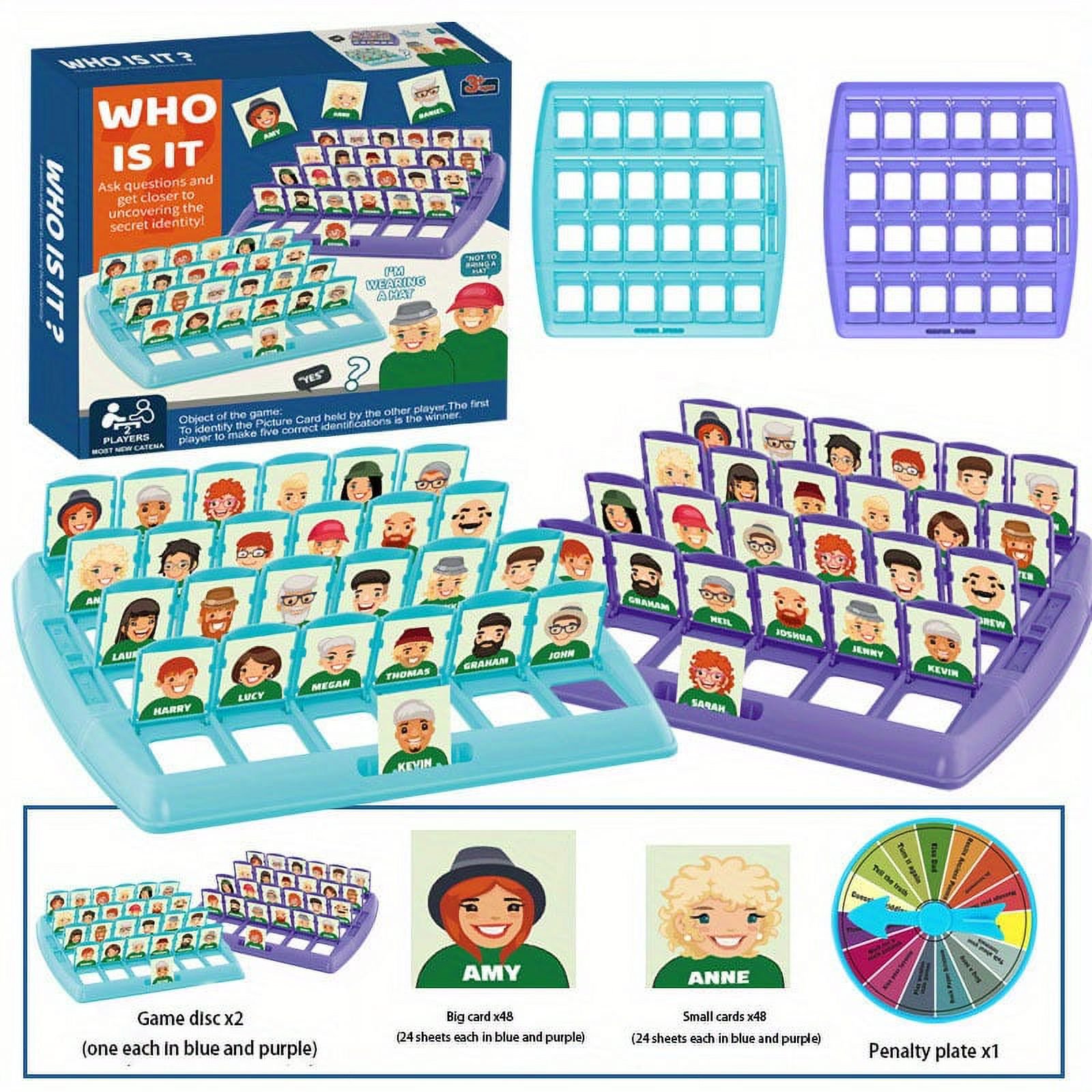 Guess Who I Am Board Game, Children's Board Game Guessing Toys, Parent ...