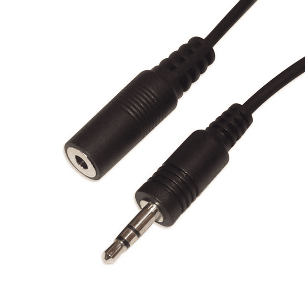 Cable de audio Alargador 3,5mm a 3,5mm M-H de 3 mts | Lider