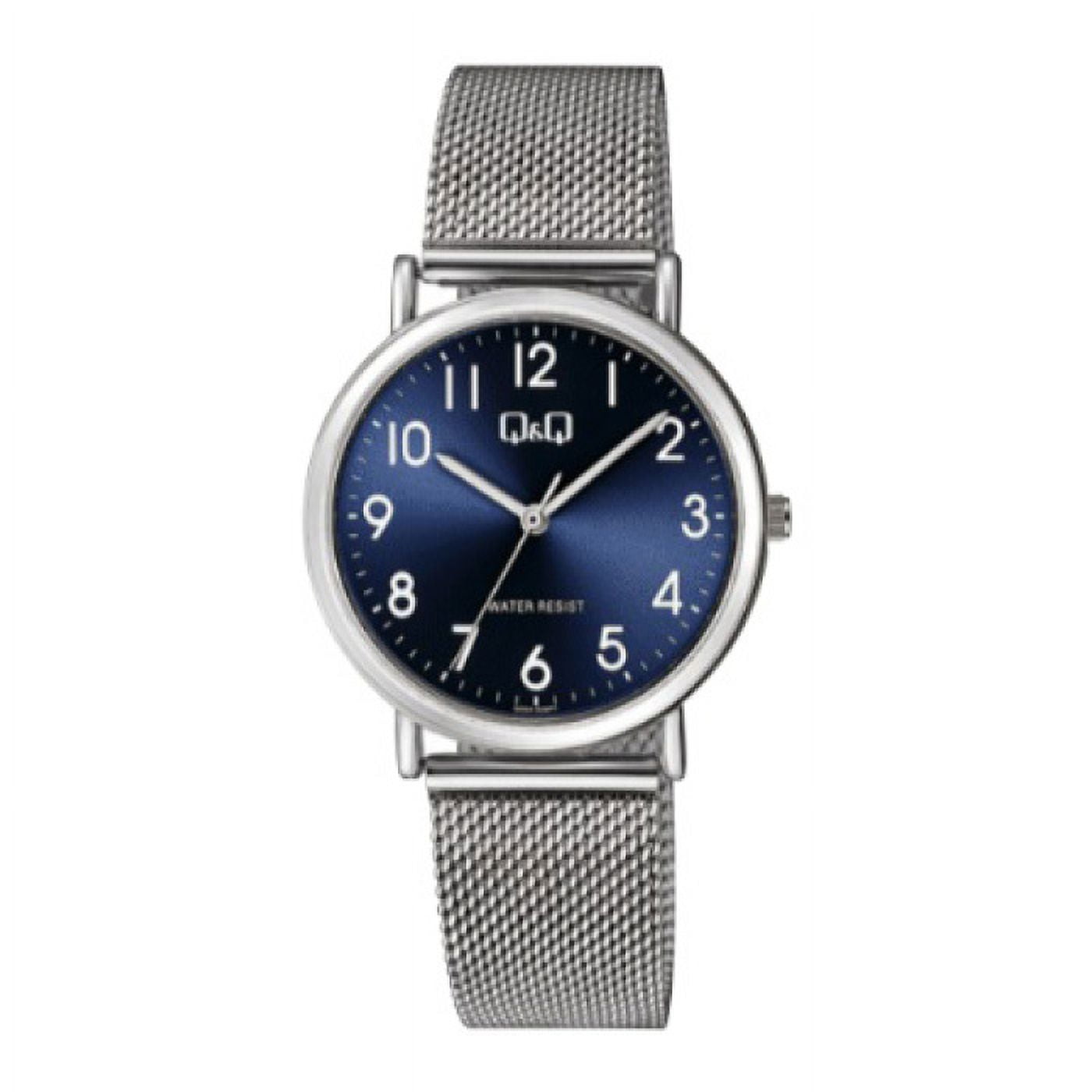 Reloj Analogo Plateado Q&Q Q05A-008PY | Lider