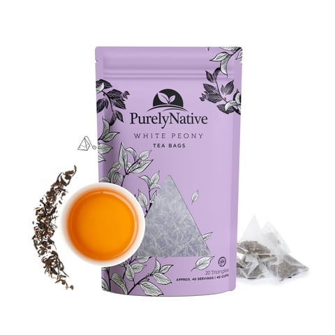Purely Native - Bolsitas De Té Tryvera Bai Mu Dan White