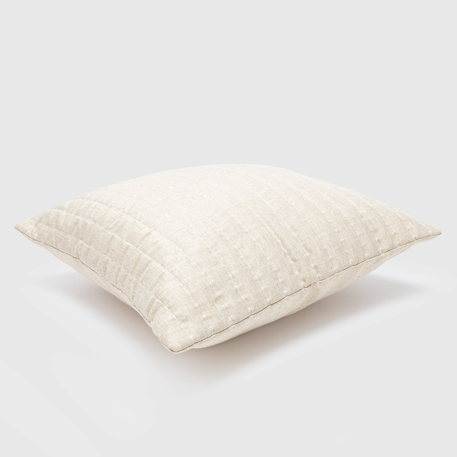 Cojin Bordado Tipo Lino Beige | Lider