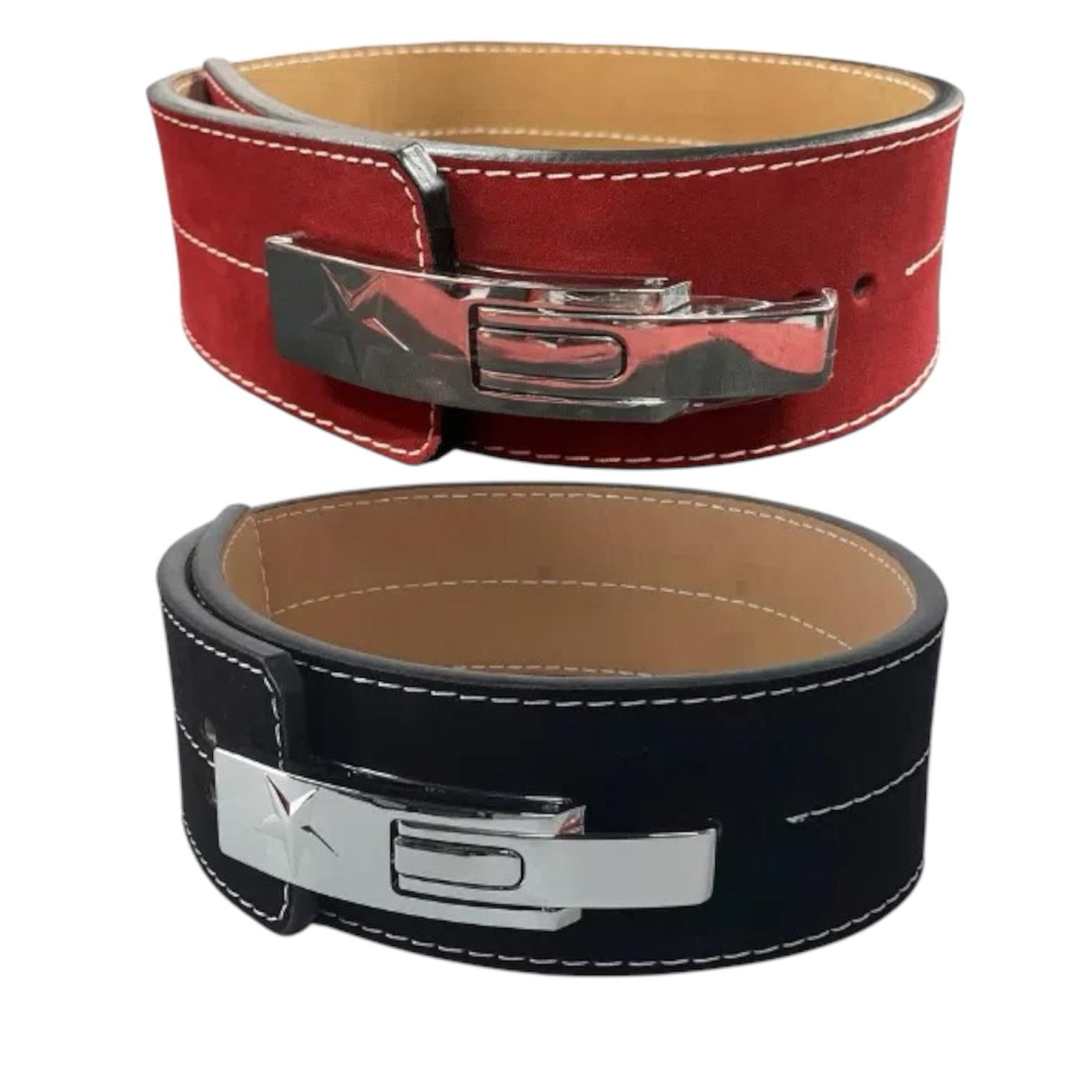 Cinturón Lumbar Profesional de Cuero con Sistema de Palanca para ...