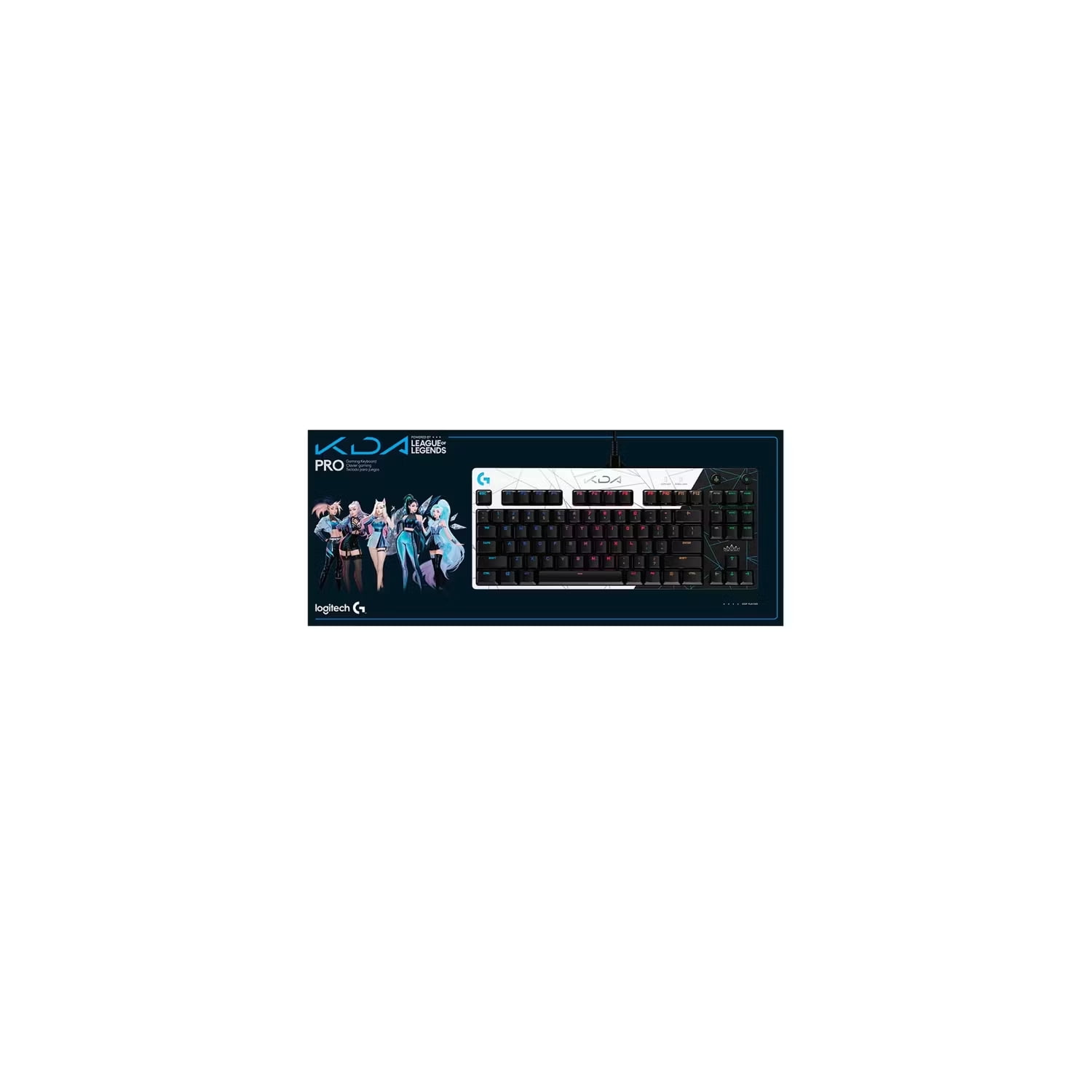 Teclado Gamer Mecanico Logitech G Pro Kda Lol Rgb | Lider