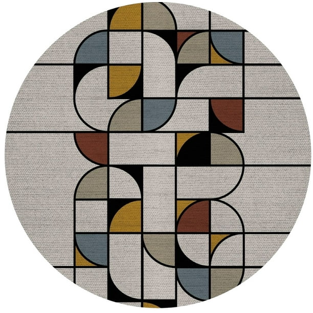 CARPET MART ALFOMBRA BAUHAUS REDONDA 160X160 CMS | Lider