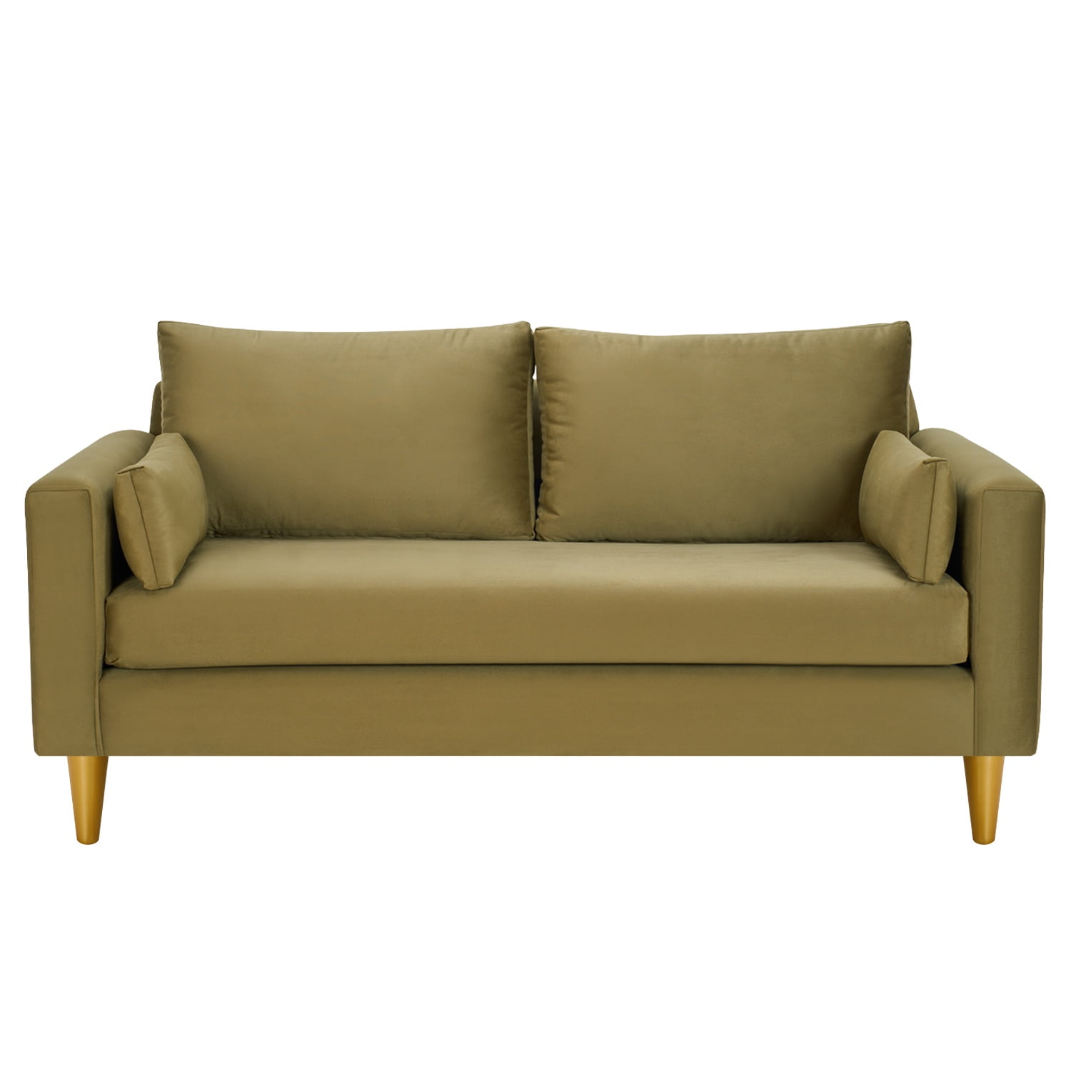 Sofa Sky 3c Felpa 01 Verde Musgo | Lider