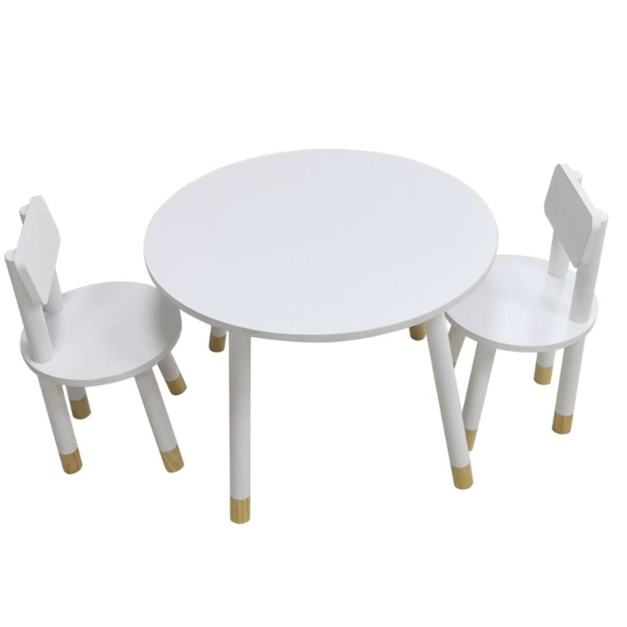 Mainstays - Mesa Infantil Redonda Blanco