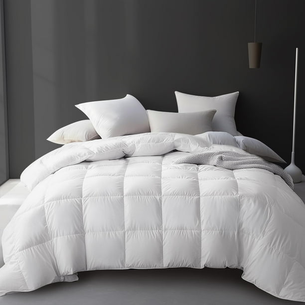 Comforter Hotel Grand Luxury con plumas de ganso, color blanco, cama ...