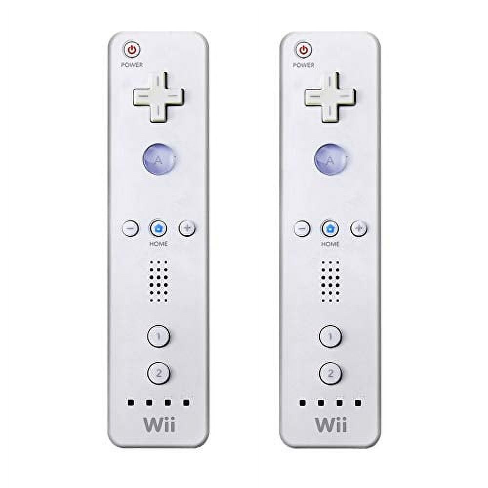 Paquete de 2 Mandos a Distancia Restaurados en Color Blanco para Wii ...