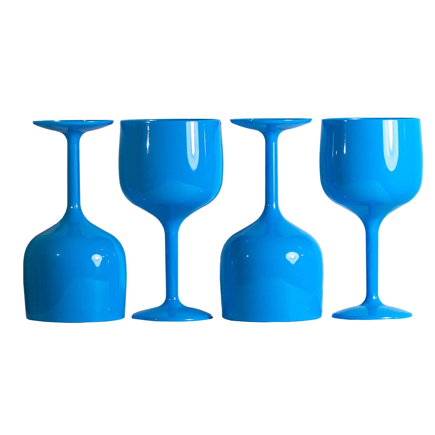 Set 4 Copas Gin Acrilico 637 ml - Celeste | Lider