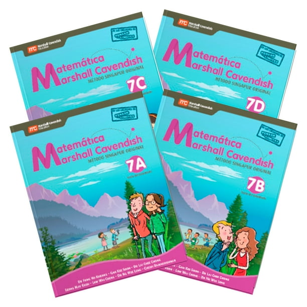MATEMATICA MARSHALL CAVENDISH 7 BÁSICO -TOMOS 7A, 7B, 7C Y 7 | Lider