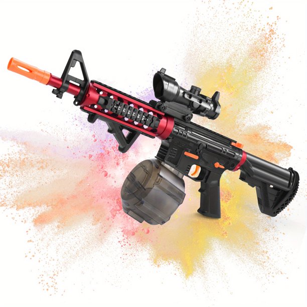 Electric Gel Ball Blaster M4 Splat Ball, Gel Blaster Gun With Water ...