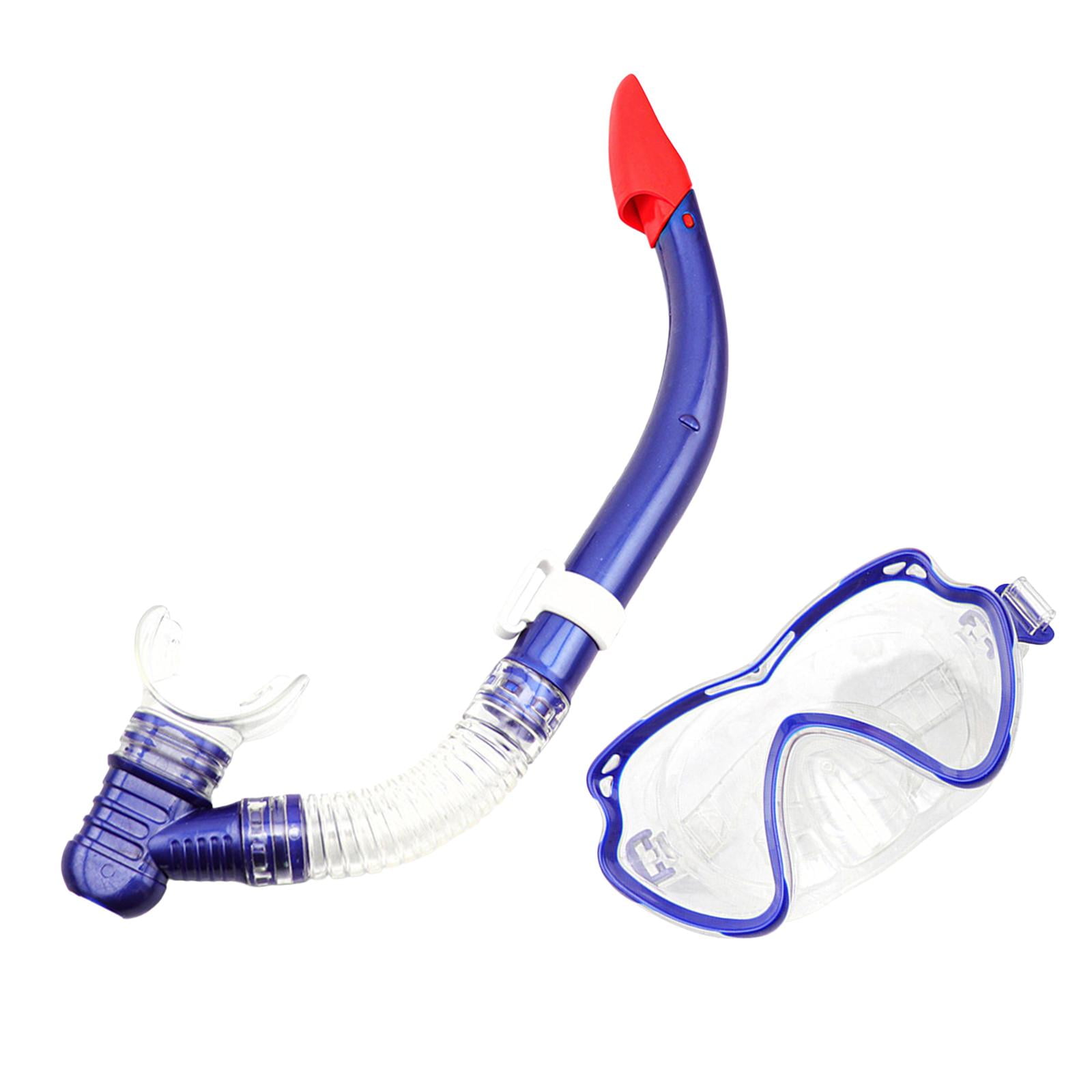 Snorkel Mask Set Máscara De Buceo De Fácil Respiración Para Nadar ...