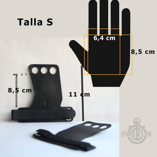 Calleras Crossfit Gimnásticos 3 Dedos - Power Grip S | Lider