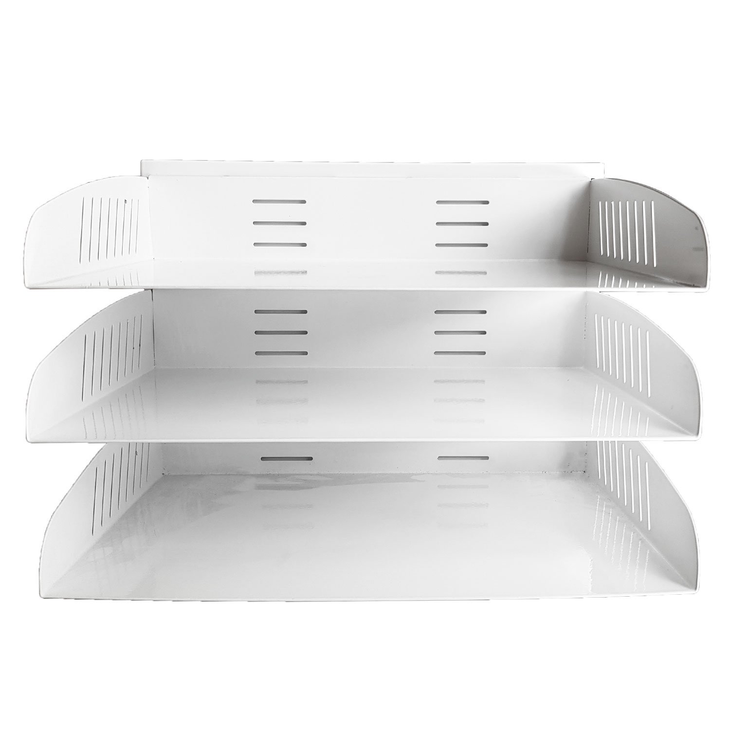 Bandeja Triple Porta Documentos Colgante Blanco | Lider