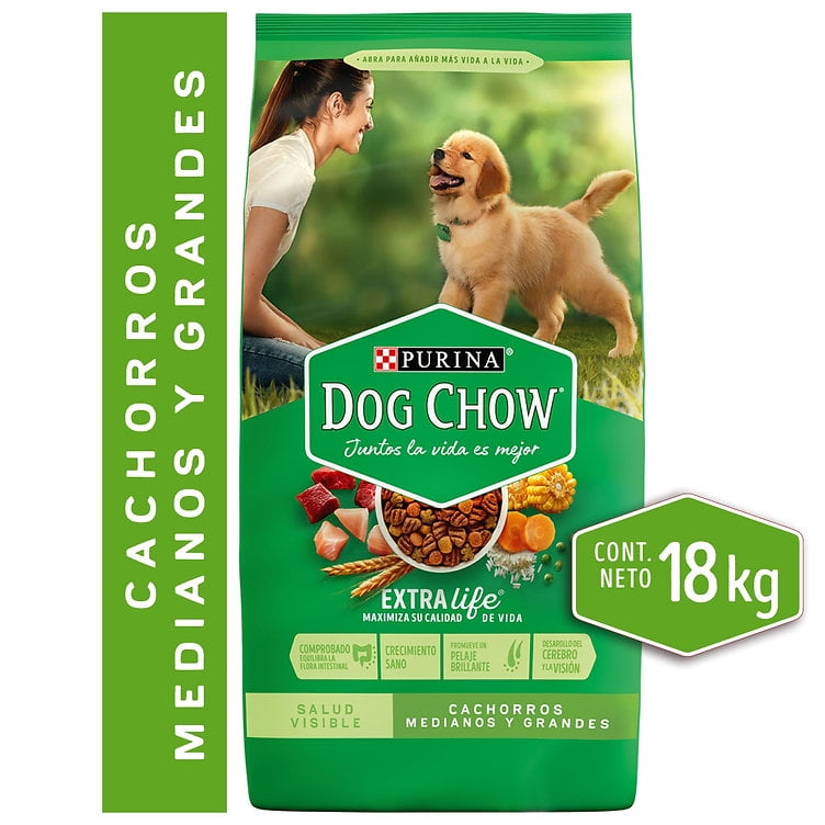 Alimento para Perro Cachorro Raza Media y Grande Bolsa, 18 Kg | Lider