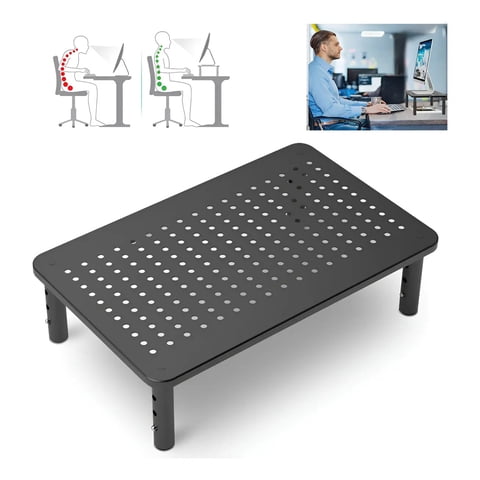 Genérica - Base Monitor Soporte Niveles Ajustable Notebook