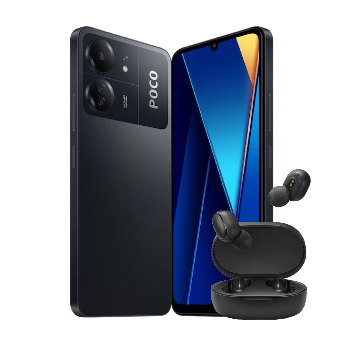 POCO C65 4G Black 128GB/6GB + Mi True Wireless Earbuds Basic 2 | Lider