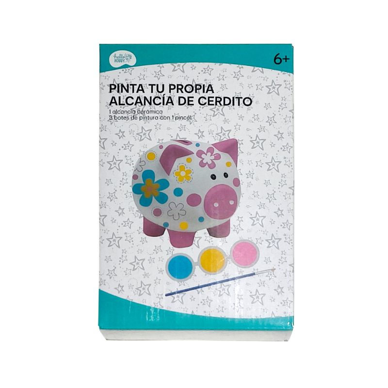 Pinta tu propia alcancia cerdito | Lider