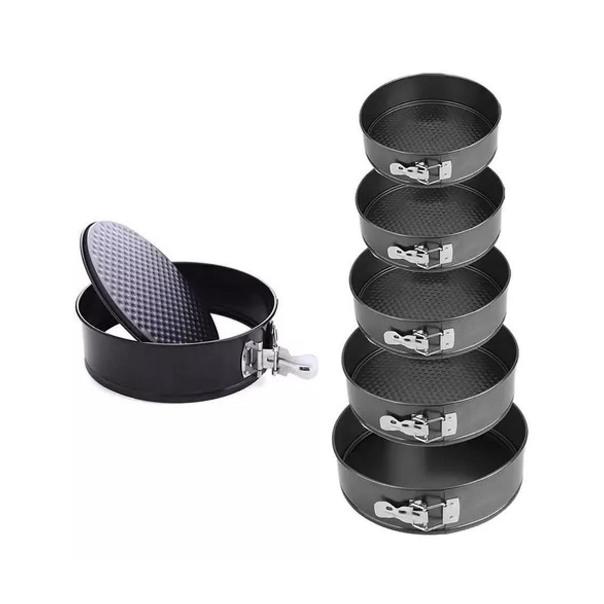 Pack 6 Moldes Redondo Antiadherente Torta Repostería | Lider