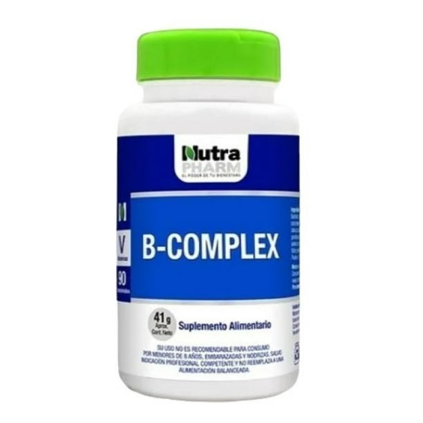 B-complex (complejo B) 90 Comprimidos Nutrapharm | Lider
