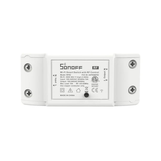 Interruptor WiFi Sonoff Basic R2 + RF | Lider