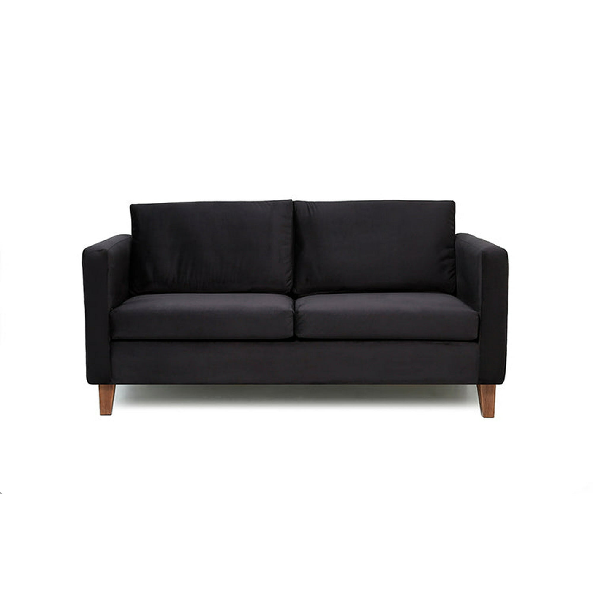 Sofá Mila 3C Felpa Negro | Lider