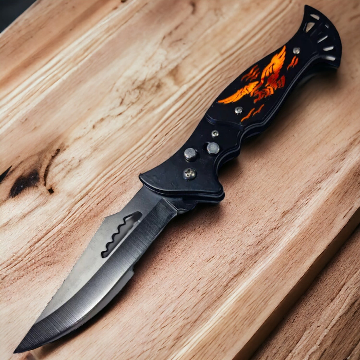 Cola De Fuego Navaja Automatica Águila Al50 Corta Pluma Cortaplumas ...