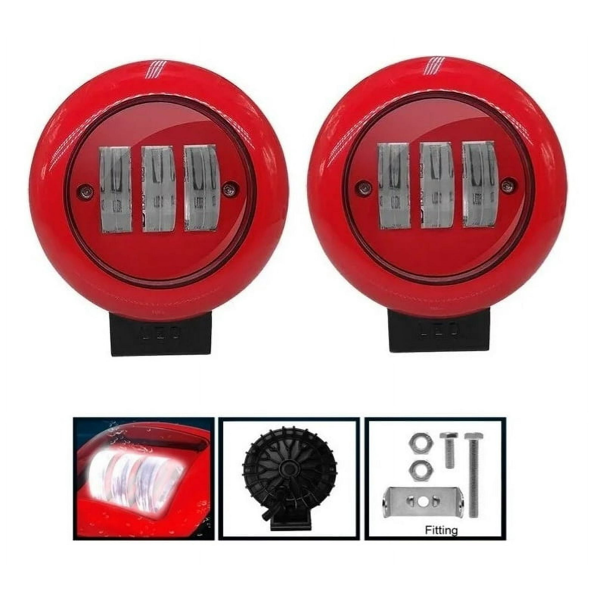 Foco Luces Neblinero 30w Led Spot Auto Moto Caminoneta Lupa | Lider