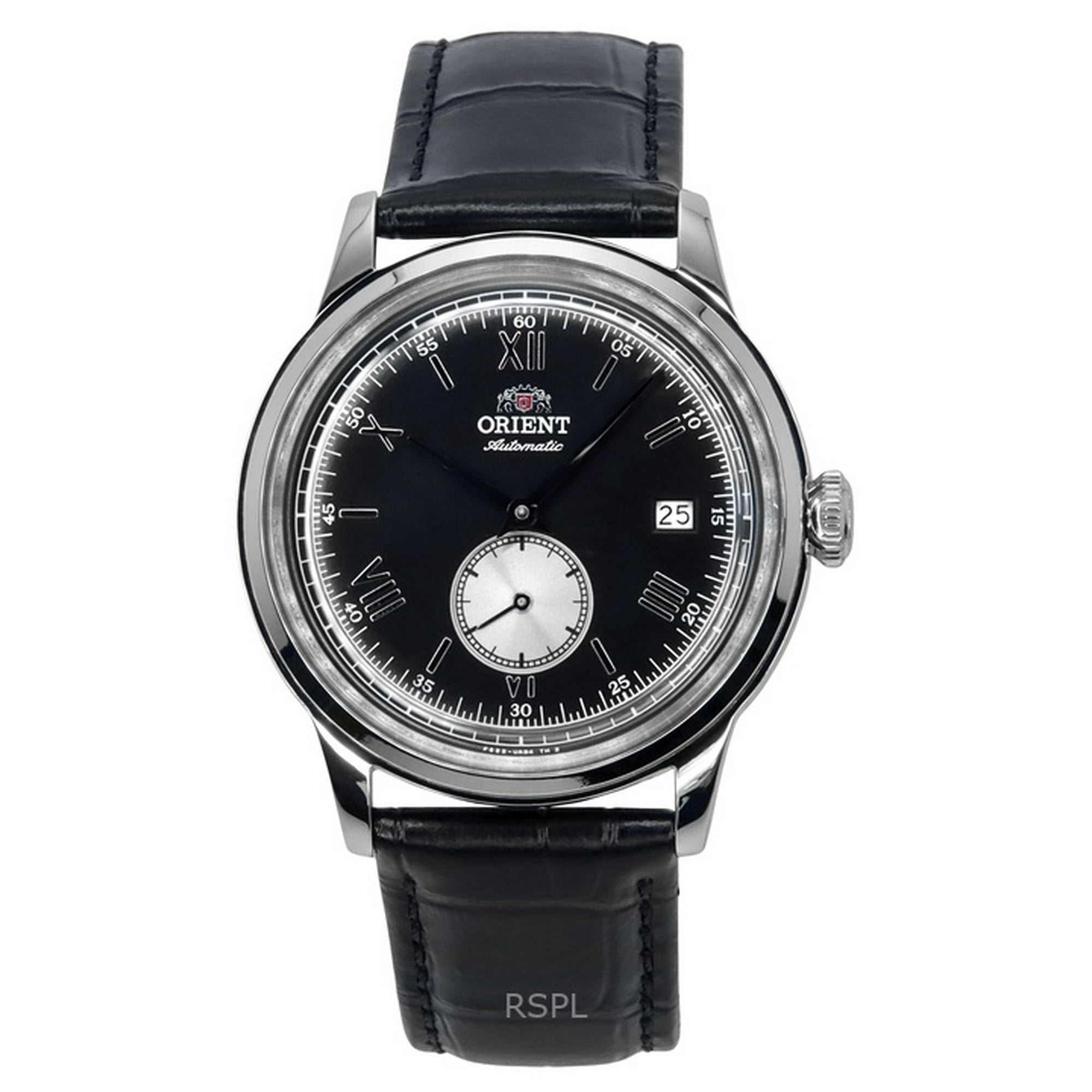 Reloj Orient Classic Bambino Version 2 Leather Strap Black Dial Automatic RA-AP0101B Men's Watch ...