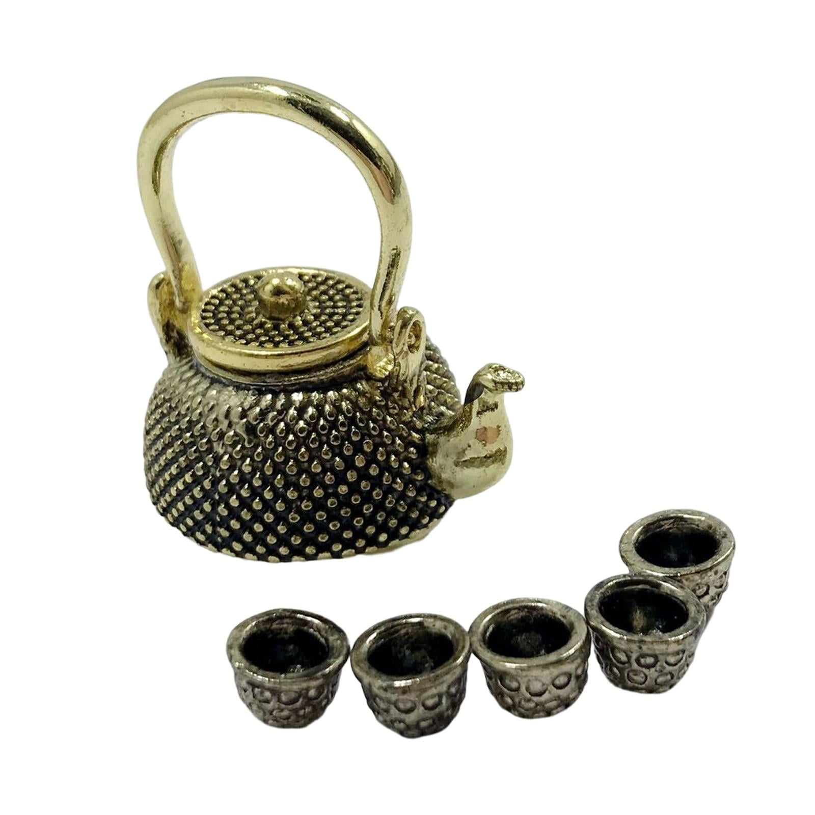 miniatura , de tazas de té verde adecuado para ción de 1:12, accesorios ...