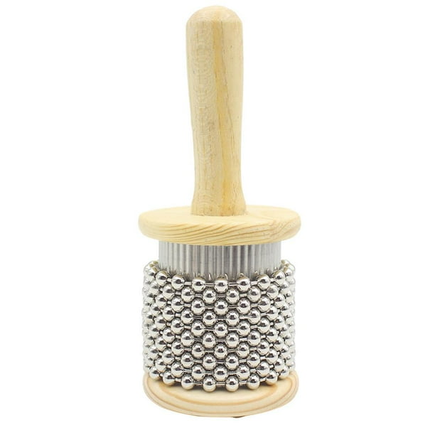 Instrumento De Percusión De Mano Pequeña Pop Wooden Cabasa Shaker | Lider