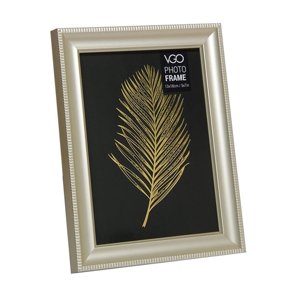 Marco Plástico Metalizado Champagne 20x30 Cm | Lider