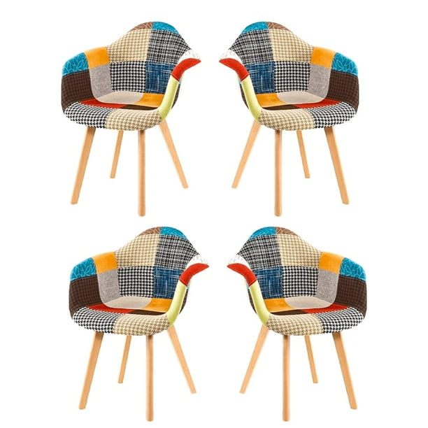 Sitial Pack 4 Poltrona patchwork MULTICOLOR | Lider