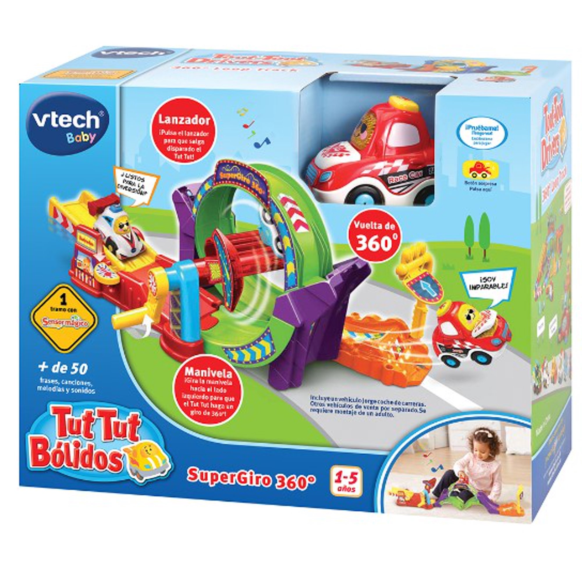 Vtech Tut Tut Bólidos Supergiro 360° | Lider