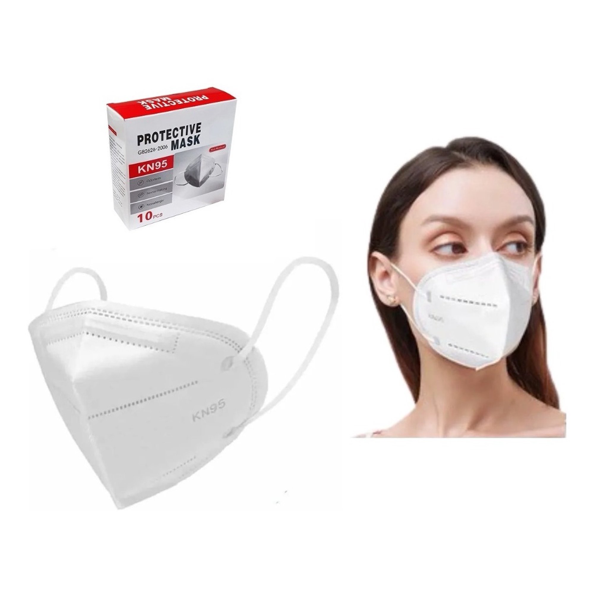 X50 Mascarillas Kn95 5 Pliegues Antiviral Reutilizable | Lider