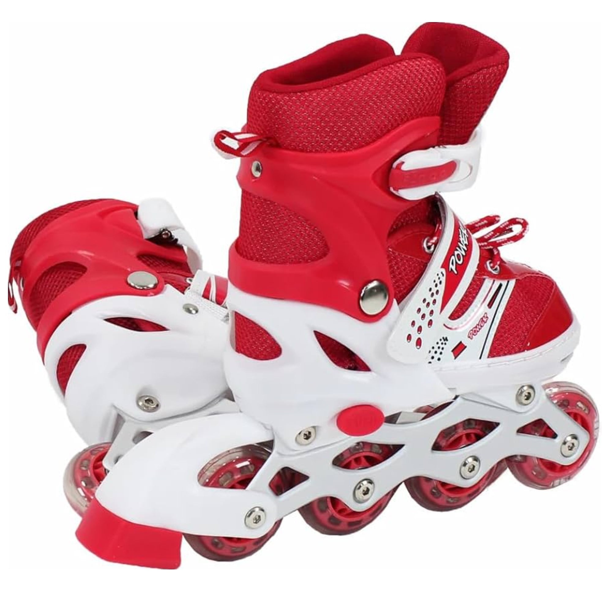 Patines Lineales Rosado Para Niñas Y Jóvenes Talla S (29-33) Con Set De ...