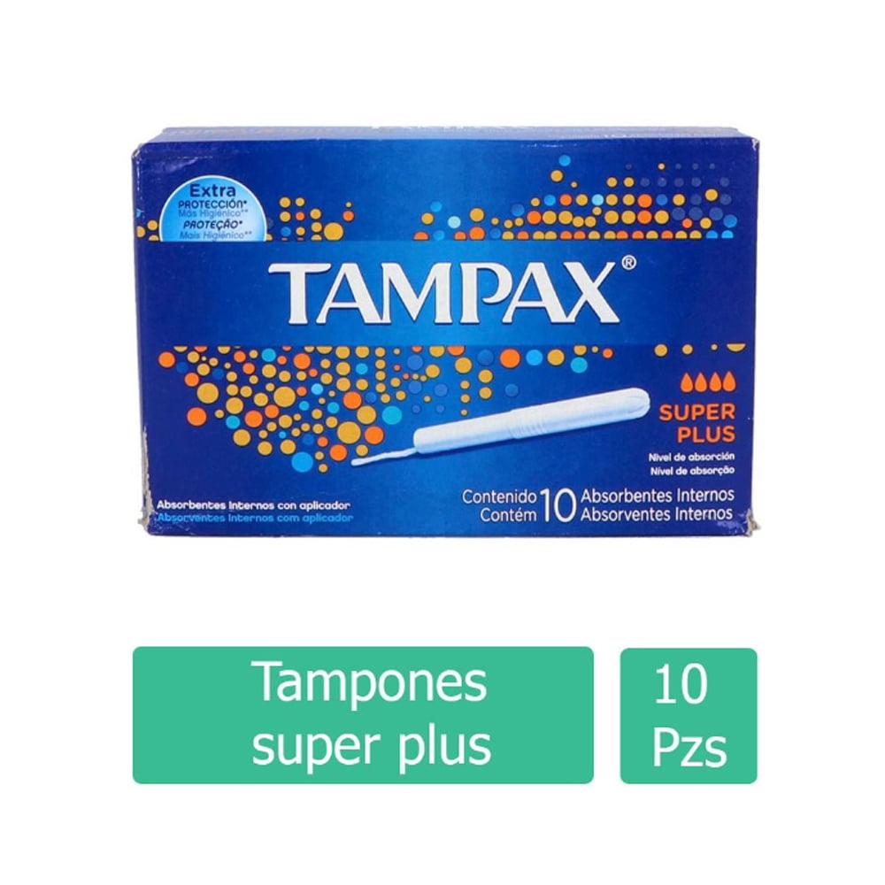 Tampones Tampax Super Plus 10 unidades | Lider