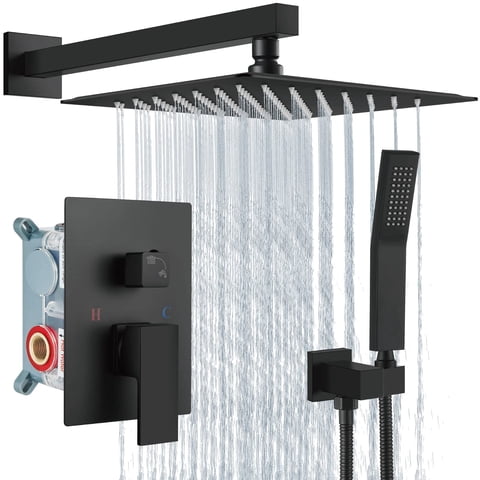 Aolemi - Juego De Grifos De Ducha Rain Shower System Color