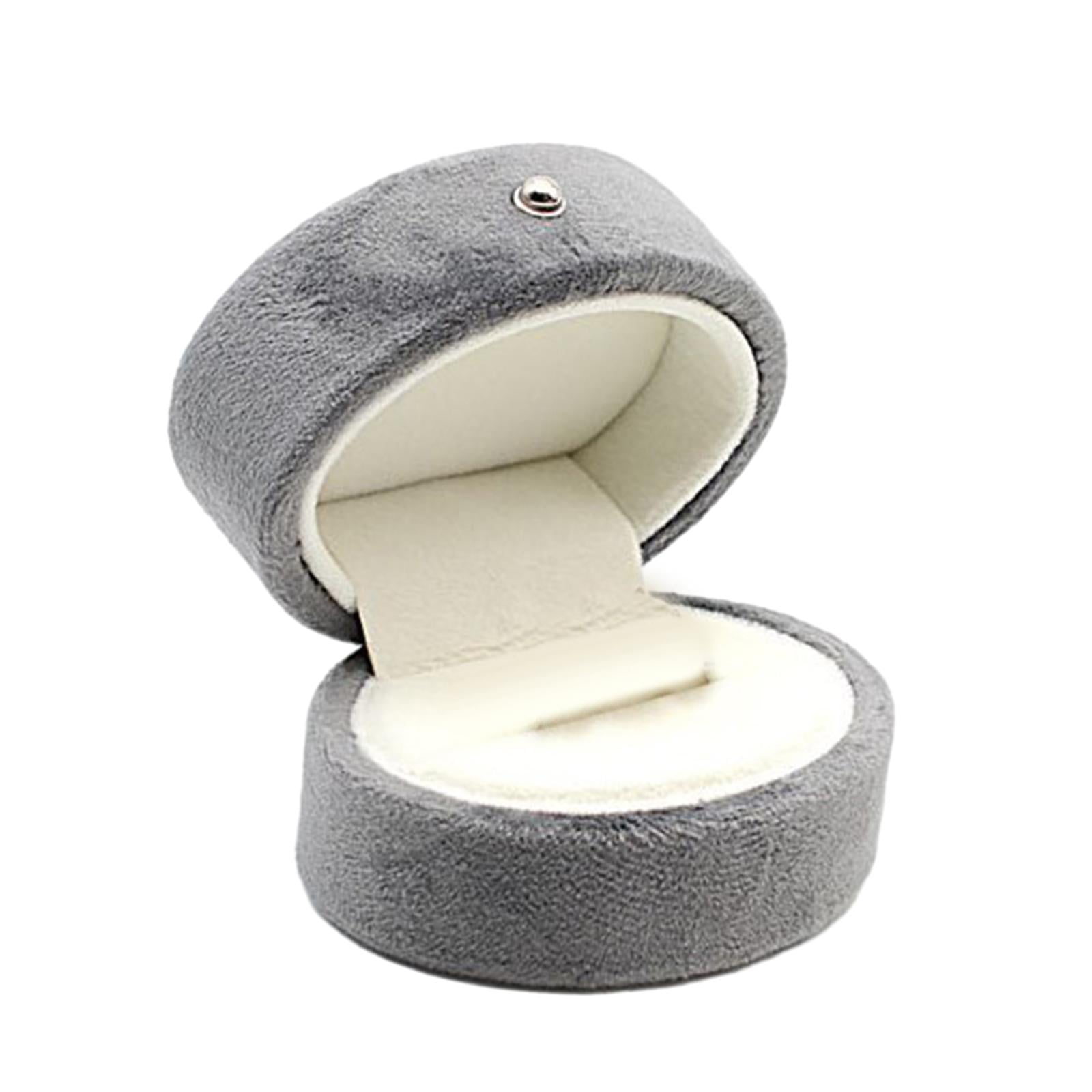 Caja Para Anillos De Boda, Caja Para Guardar Anillos Con Ranura única ...