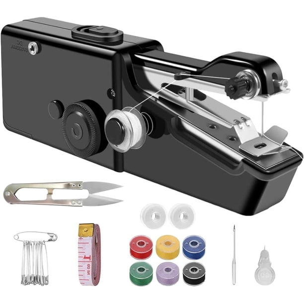 Máquina de coser portátil de mano Mjajcnnae, kit inalámbrico | Lider
