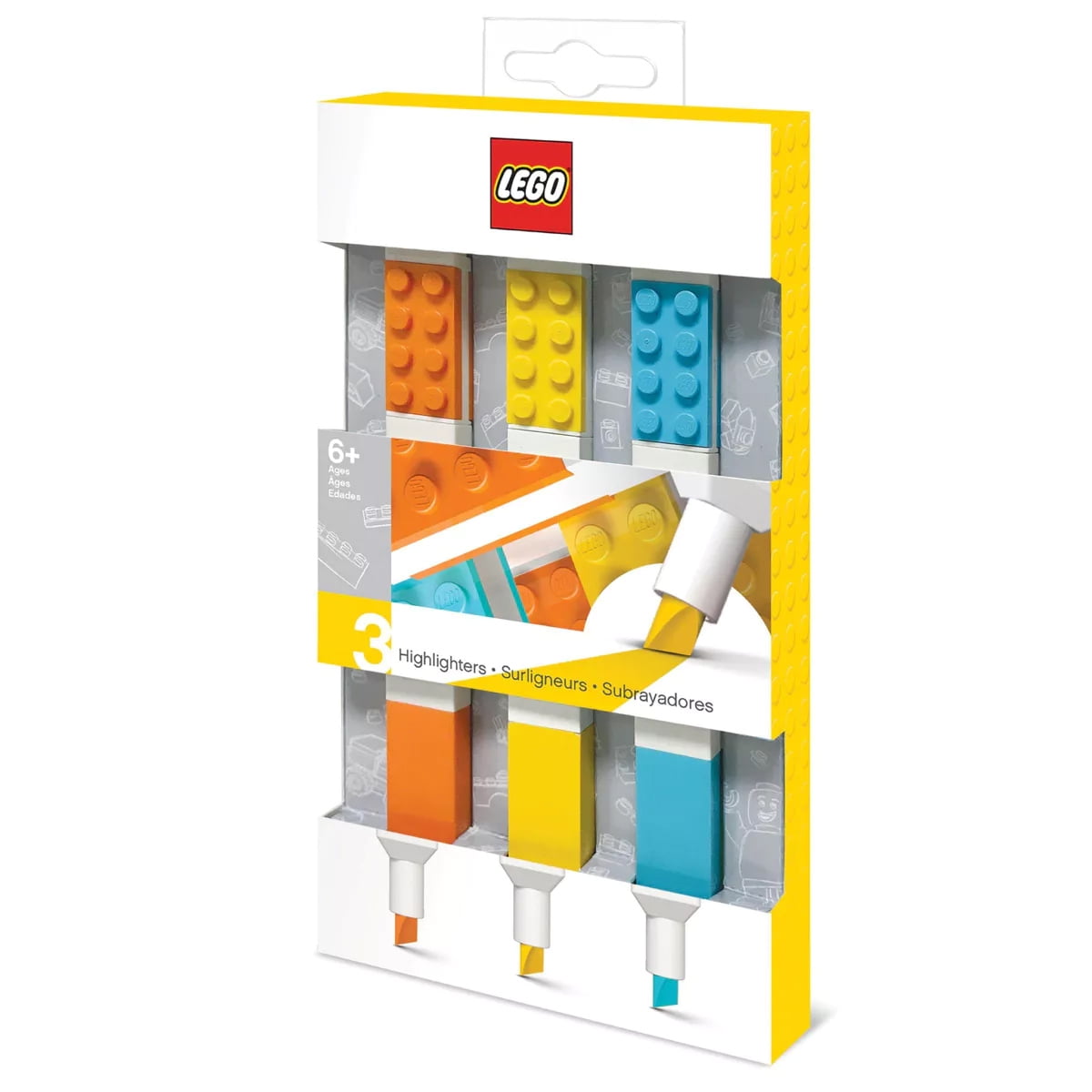 Resaltadores Lego De 3 Colores Santoki | Lider