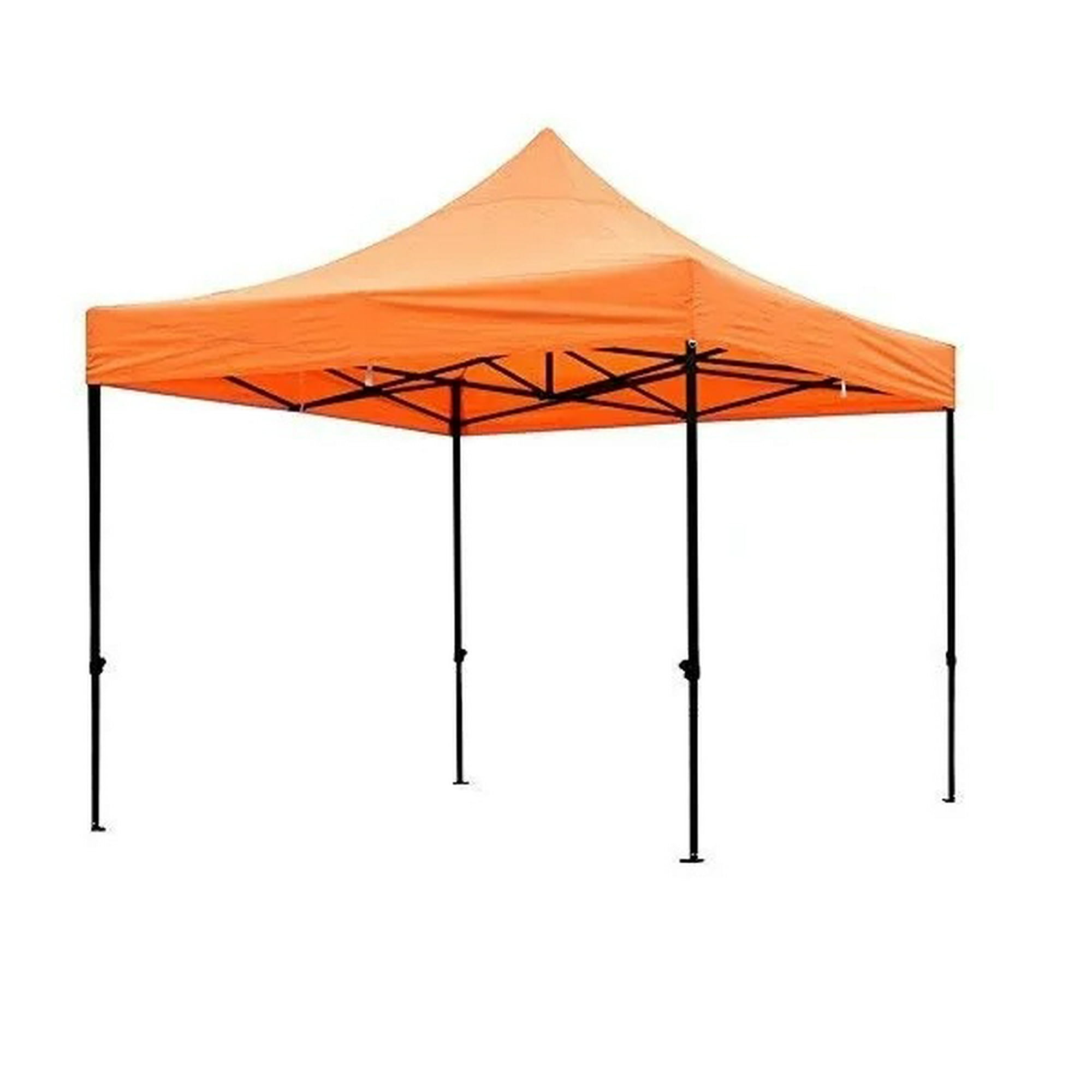Toldo Plegable 3x3 MTS Lona Engomada 600D NARANJA Impermeable | Lider